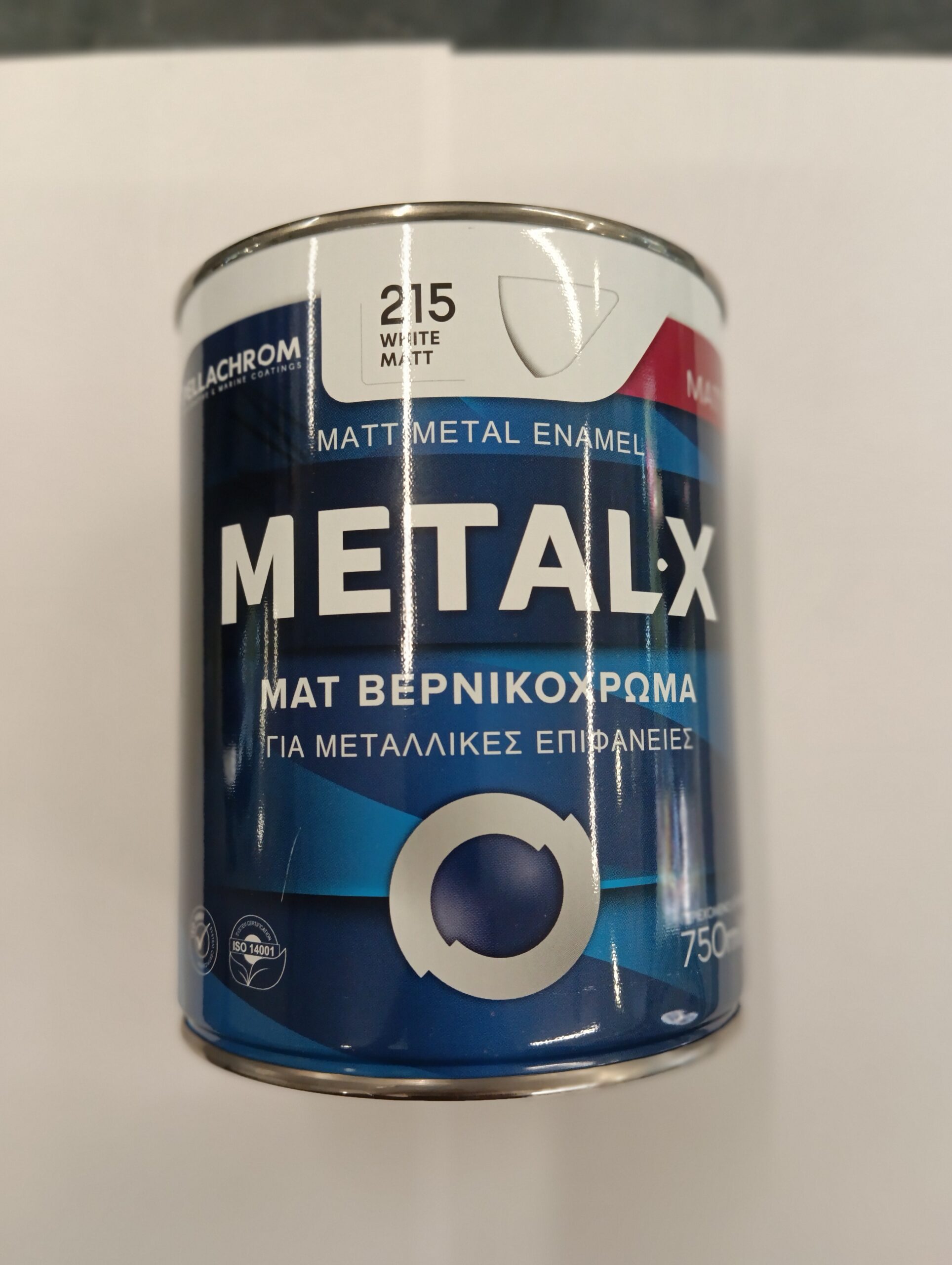 METAL-X ΒΕΡΝΙΚΟΧΡΩΜΑ ΘΑΛΑΣΣΗΣ ΛΕΥΚΟ ΜΑΤ 215 PELLACHROM - Χρωματοπωλείο ...